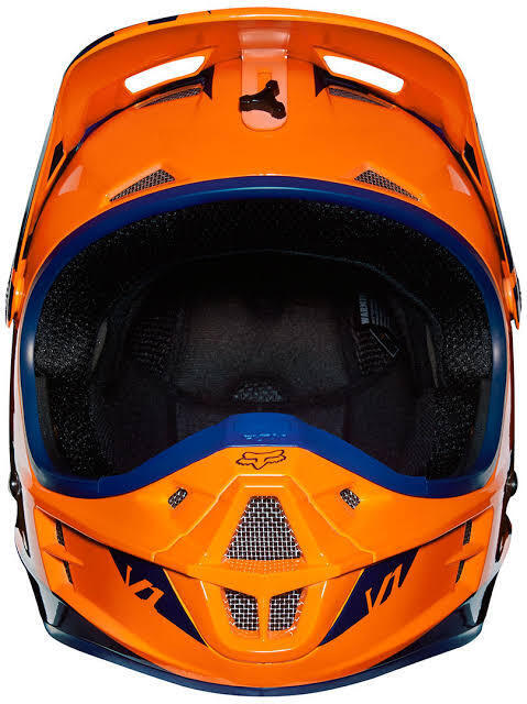 Fox V1 Youth RACE MX Helmet - Orange/Blue - Small: MASH - Melbourne ...