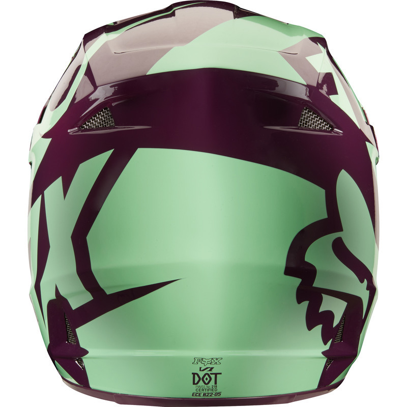 Fox V1 Race MX Helmet ECE - Green: MASH - Melbourne Action Sports Home