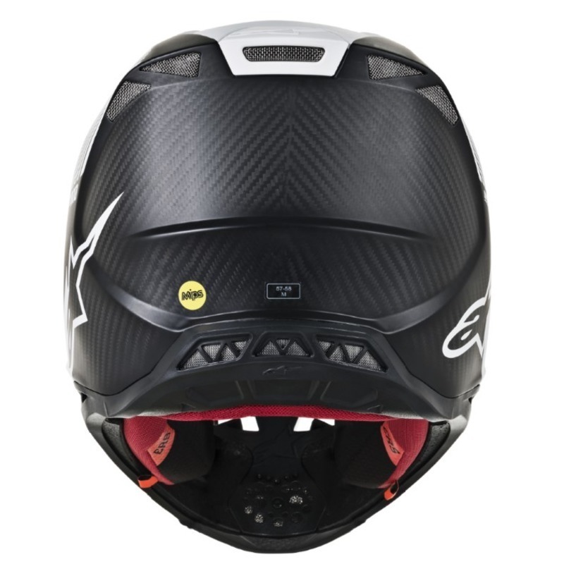 Alpinestars Supertech SM10 Dyno MX Helmet ECE - Matt Black/White: MASH ...