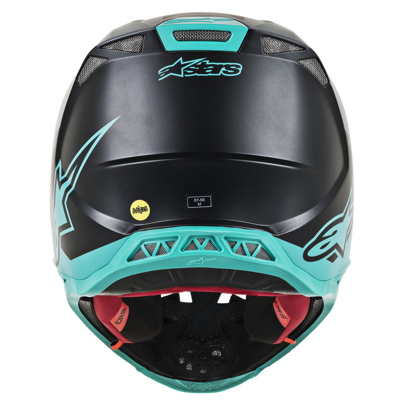 Alpinestars Supertech SM8 Radium MX Helmet - Matt Black/Teal: MASH ...