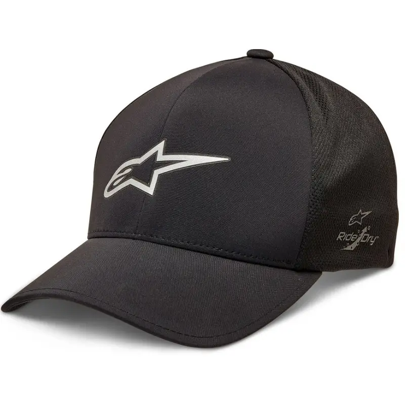 Alpinestars Ageless Mesh Delta Hat/Cap - Black: MASH MX MTB