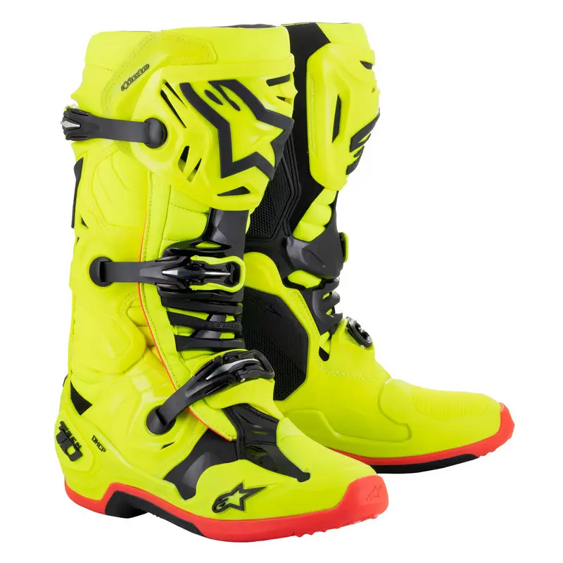 Alpinestars Tech 10 - Fluro Royal Blue/Black/Fluro Red/Red: MASH MX MTB