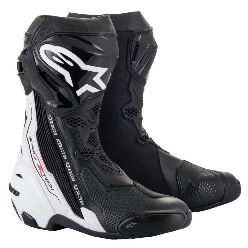Alpinestars Supertech R V2 Boot - Black/White: MASH MX MTB