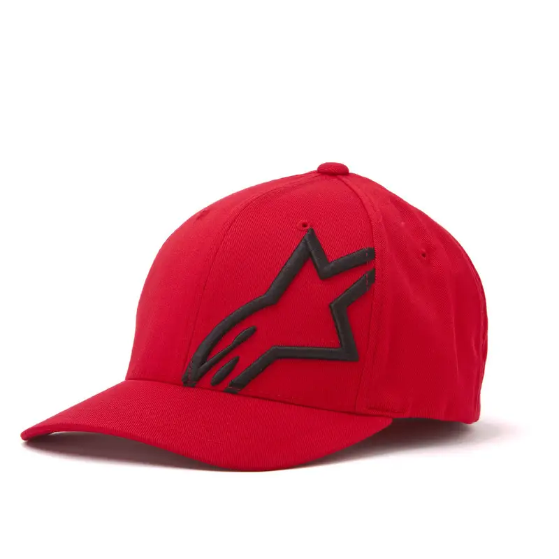 Alpinestars Corp Shift 2 (flexfit) Hat/Cap - Warm Red/Black: MASH MX MTB