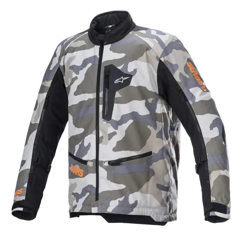 Alpinestars Venture XT Jacket - Camo/Fluro Red/Orange: MASH MX MTB
