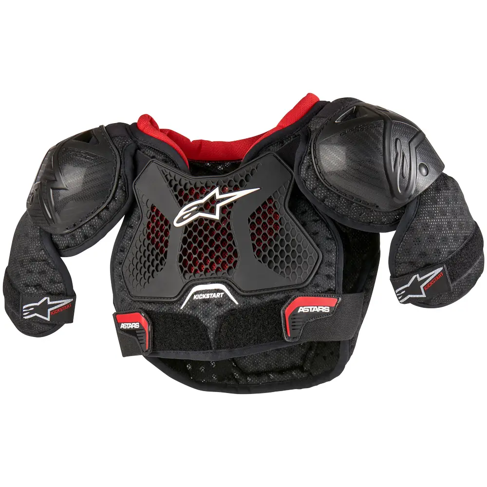 Alpinestars Bionic Action Kickstart Chest Protector Kids - Black/Red ...