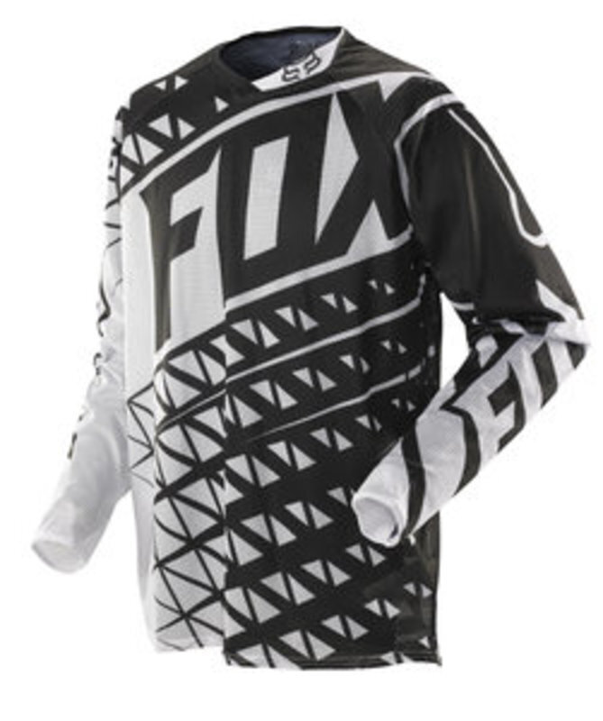 Fox 360 Given Airline MX Jersey - White/Black - Size 2X: MASH ...