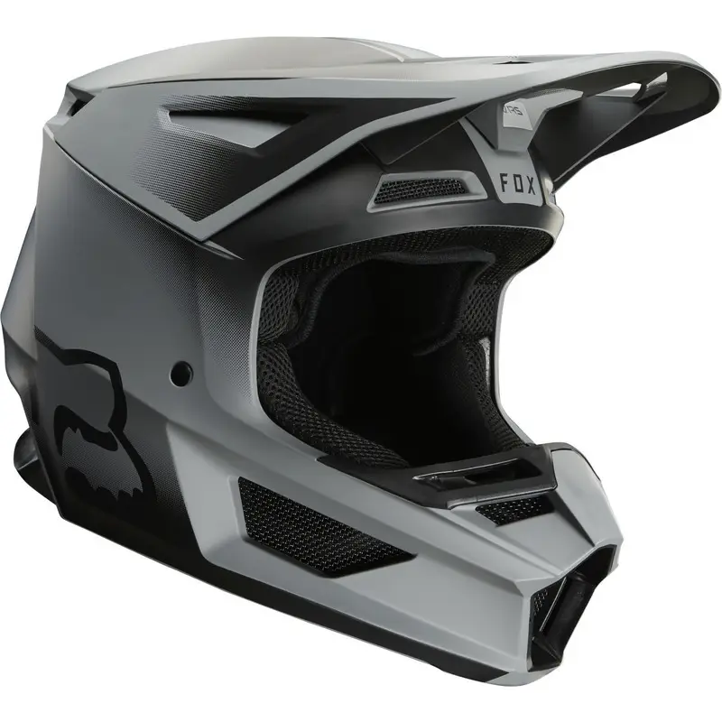 Fox Youth V2 Vlar MX Helmet ECE - Matt Black: MASH MX MTB