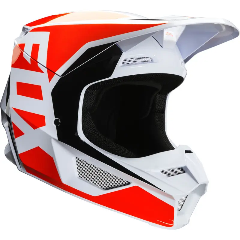 Fox V1 Prix ECE MX Helmet - Fluro Orange: MASH MX MTB