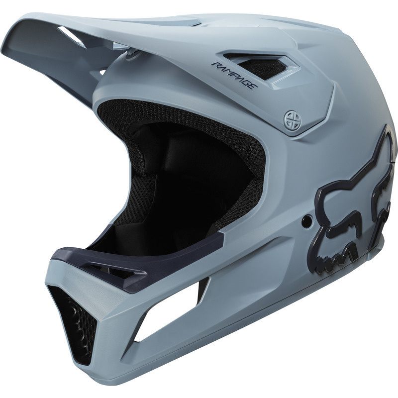 Fox Youth Rampage Full Face BMX MTB Helmet - Light Navy: MASH ...