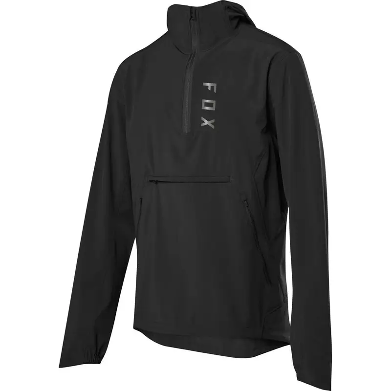 Fox Ranger Wind Pullover - Black: MASH MX MTB