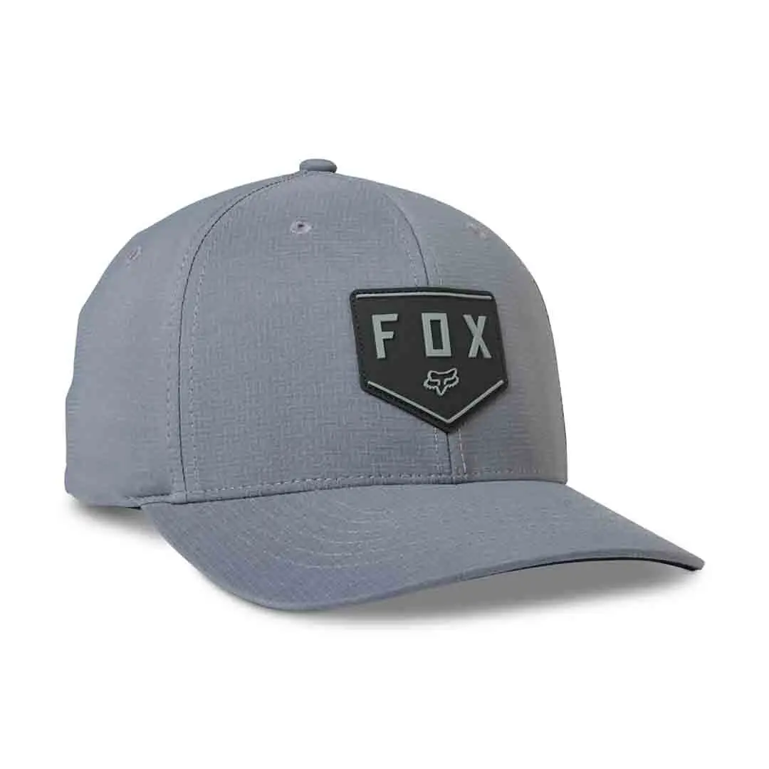Fox Shield Tech Flexfit - Steel Grey - L-XL: MASH MX MTB