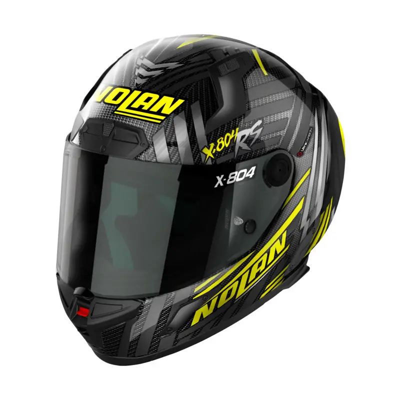 NOLAN x-804 RS Full Face Spectre - Neon Yellow/Chrome: MASH MX MTB