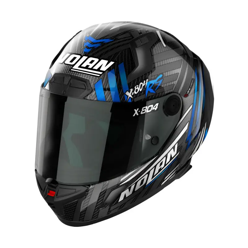 NOLAN x-804 RS Full Face Spectre - Blue/Chrome: MASH MX MTB