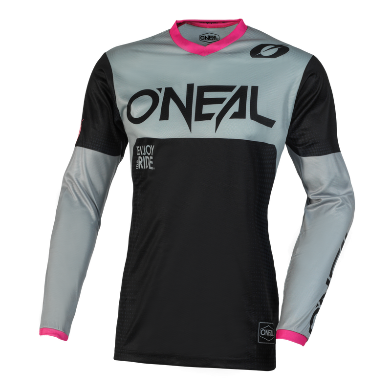 Oneal Element Jersey Racewear Girls Youth - Black/Pink: MASH MX MTB